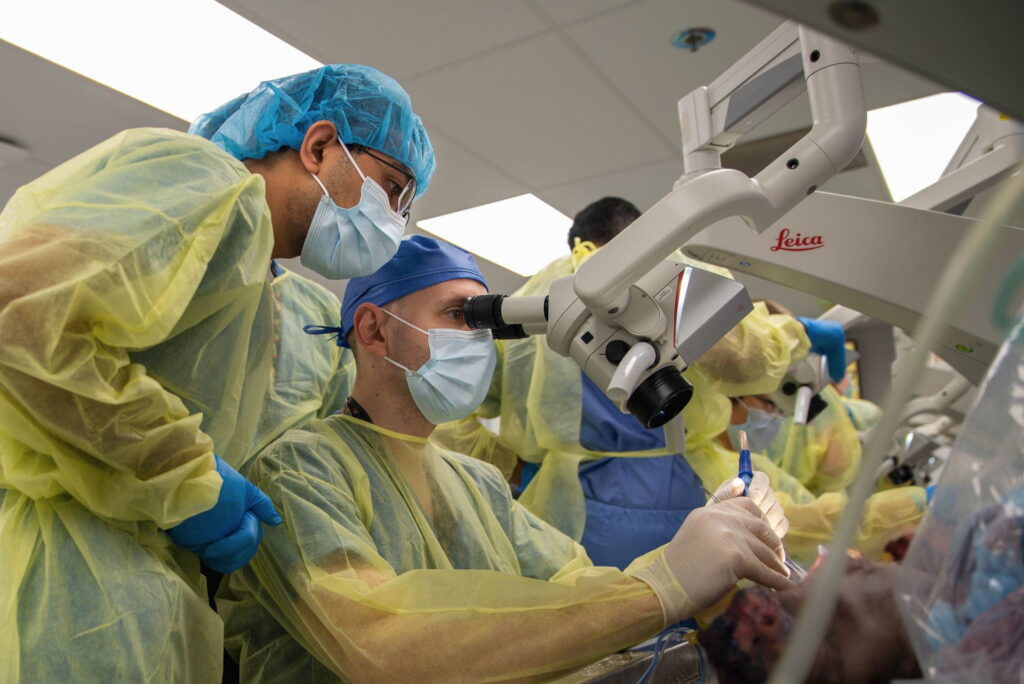 Residents learn how to remove tumors from skull base - Otolaryngology ...